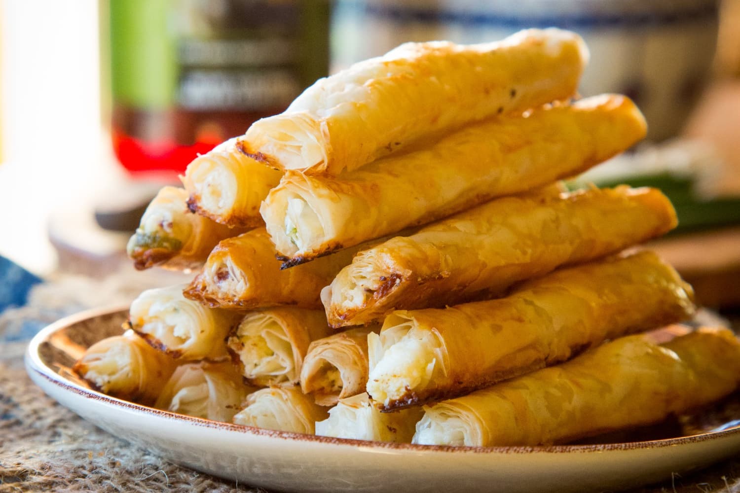 Recipe: Feta & Olive Phyllo Cigars | The Kitchn