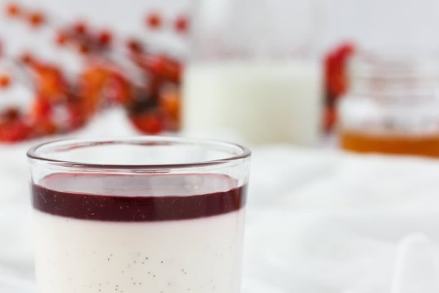 Recipe: Vanilla Bean Panna Cotta with Mixed Berry Compote | The Kitchn