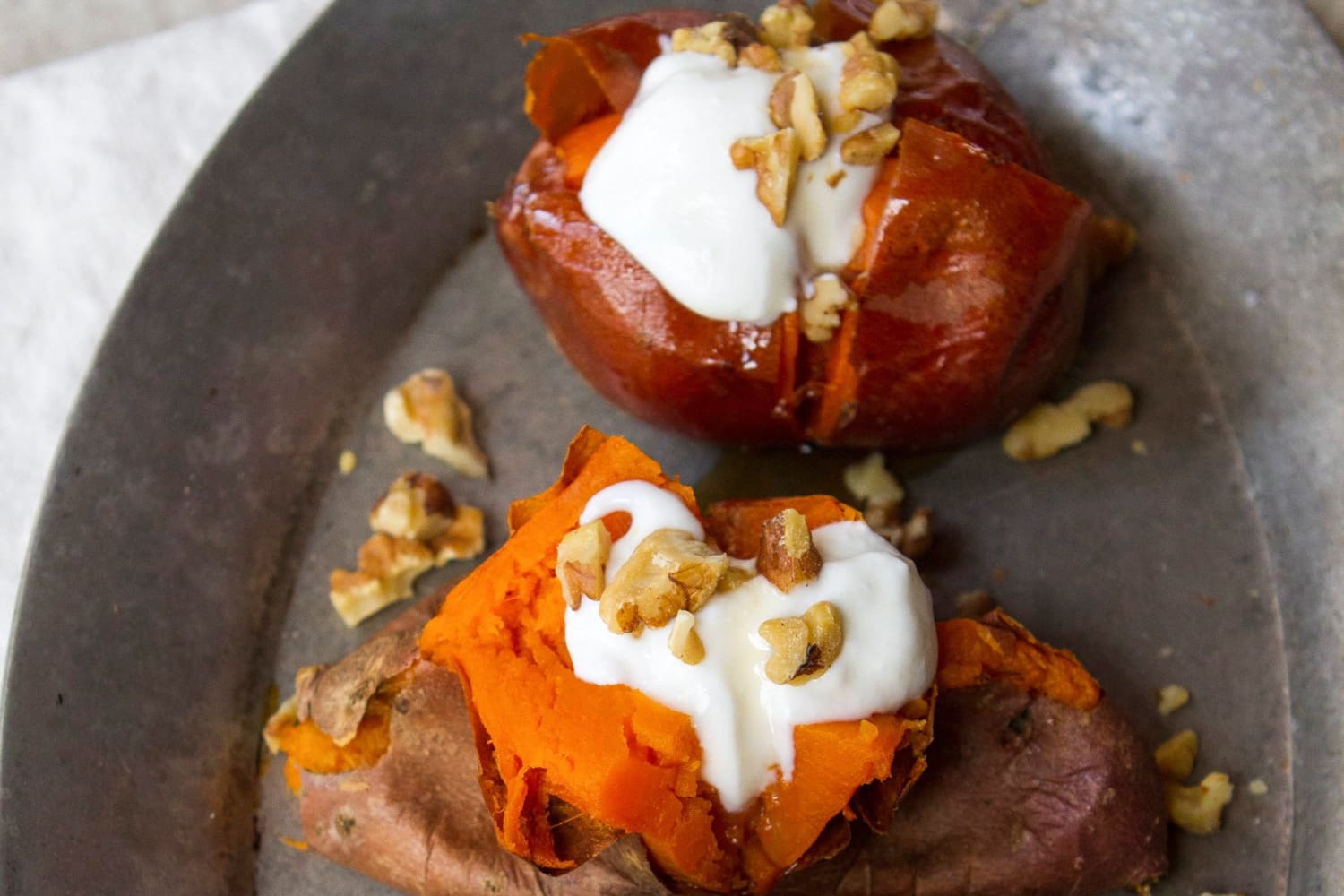 Recipe: Sweet Morning Potato with Yogurt, Maple Syrup & Nuts | The Kitchn