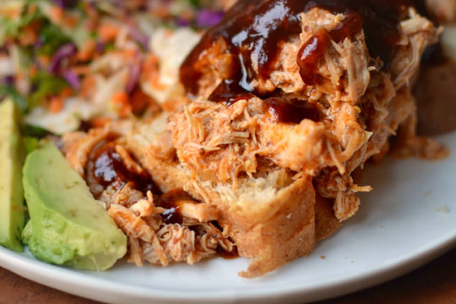 BBQ Shredded Chicken Recipe (Oven-Baked) | The Kitchn