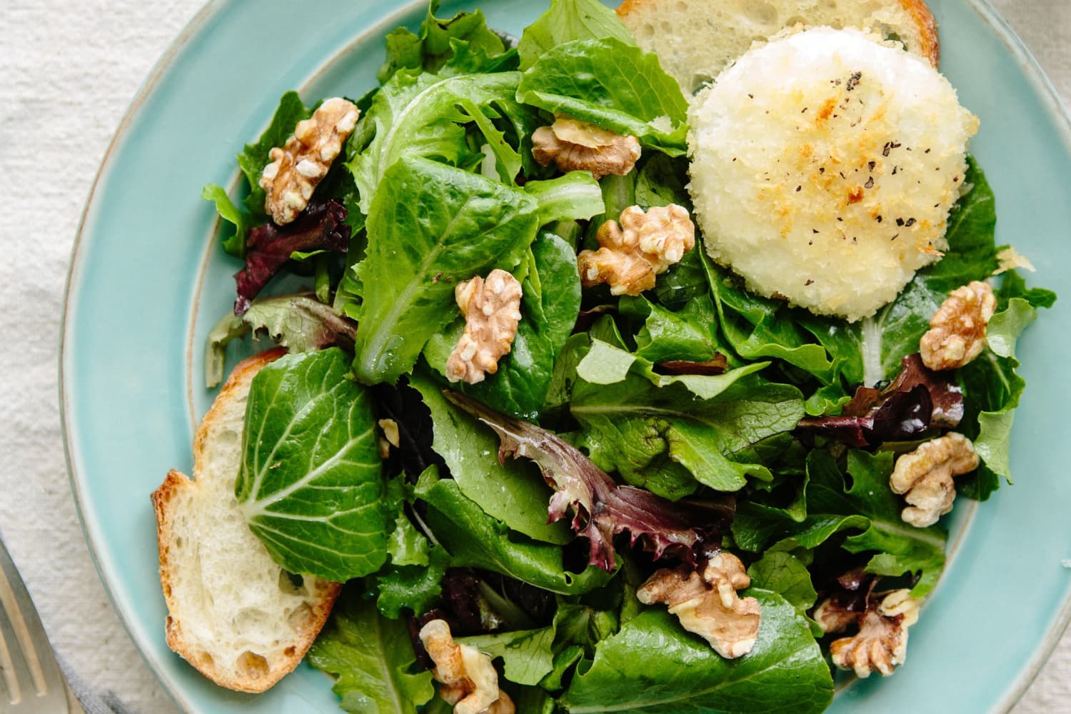 Recipe: Alice Waters’ Baked Goat Cheese with Spring Lettuce Salad | The ...