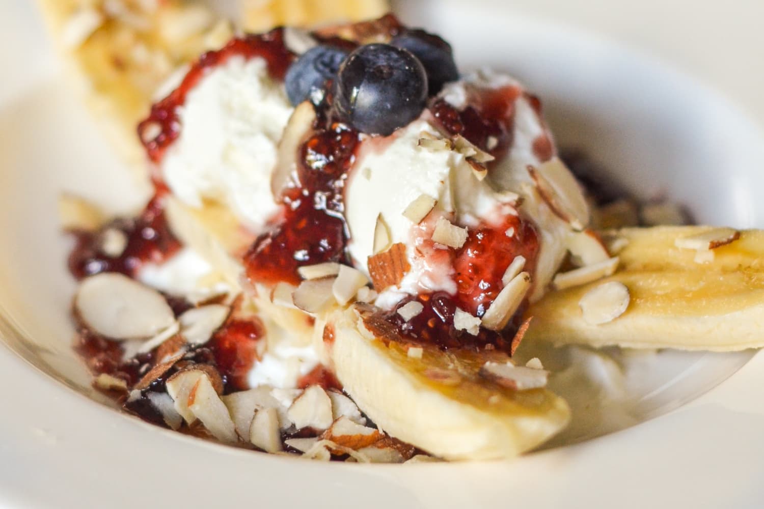 Breakfast Banana Split with Yogurt and Jam - Recipe | The Kitchn