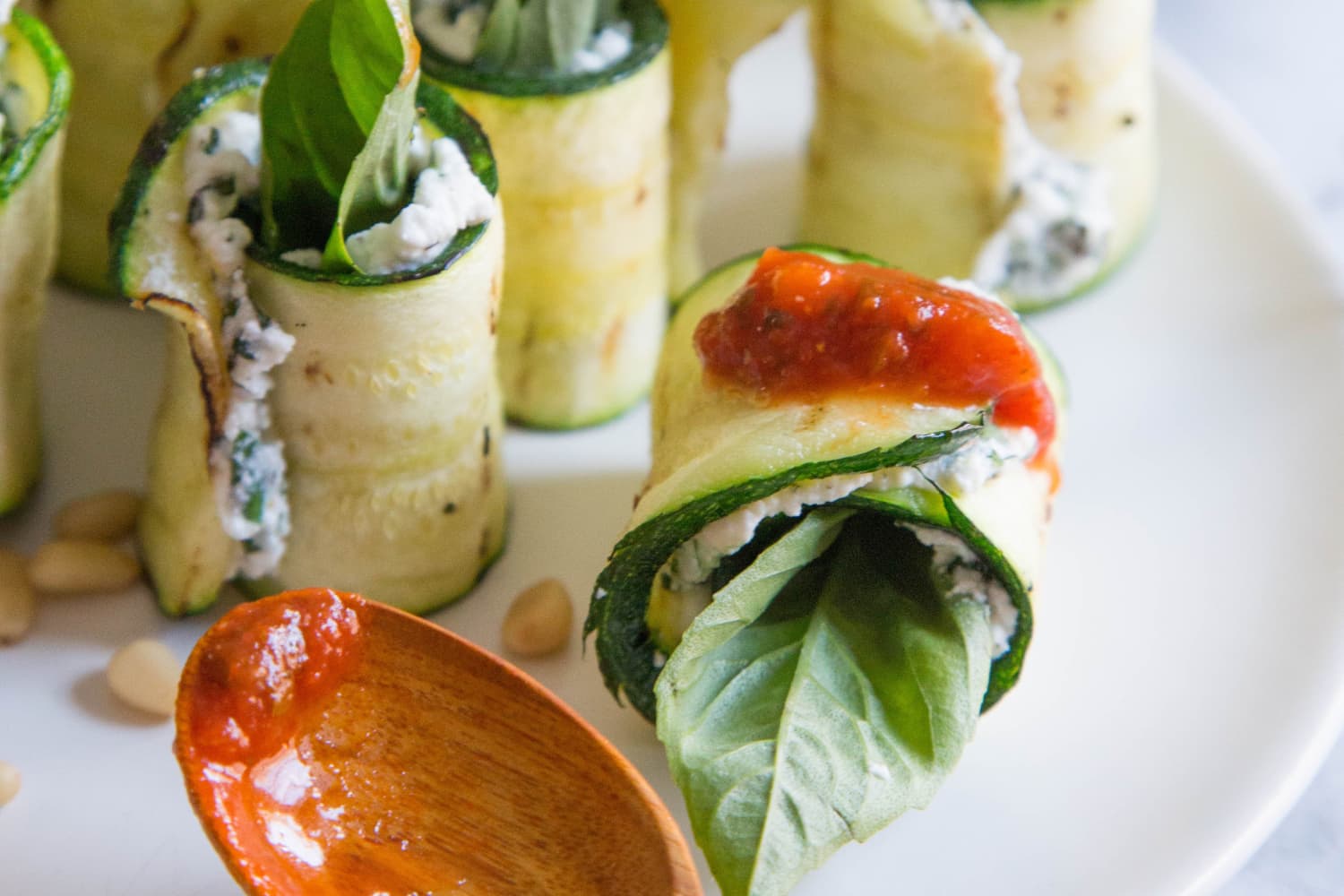 Recipe: Grilled Zucchini Roll-Ups with Ricotta and Herbs | The Kitchn