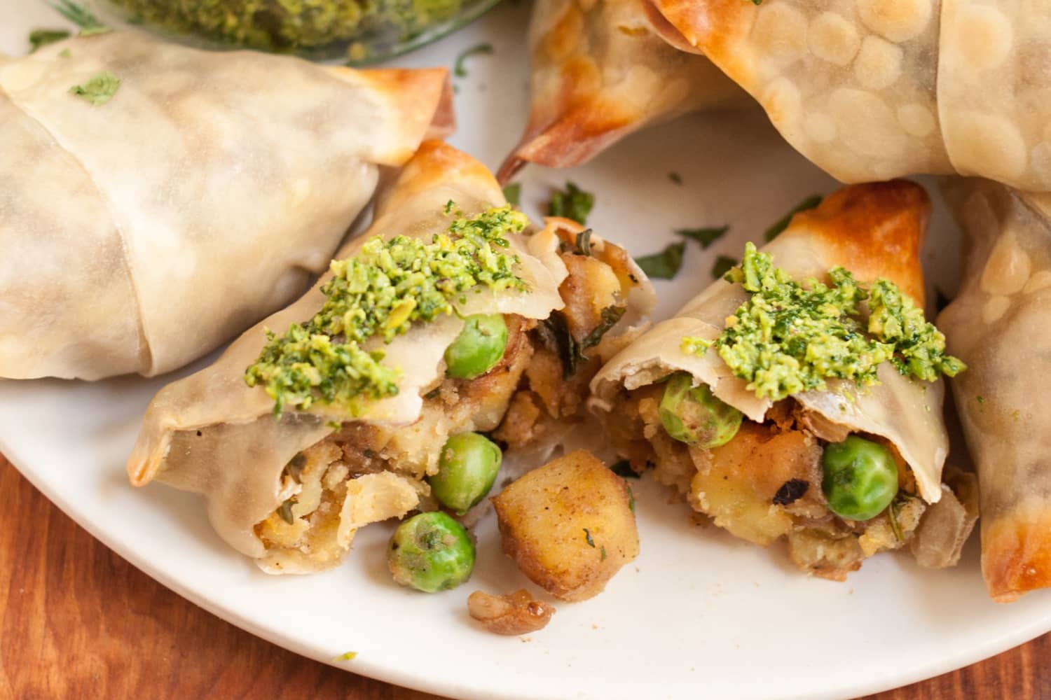 Recipe: Crispy Baked Samosas with Potatoes and Peas | The Kitchn