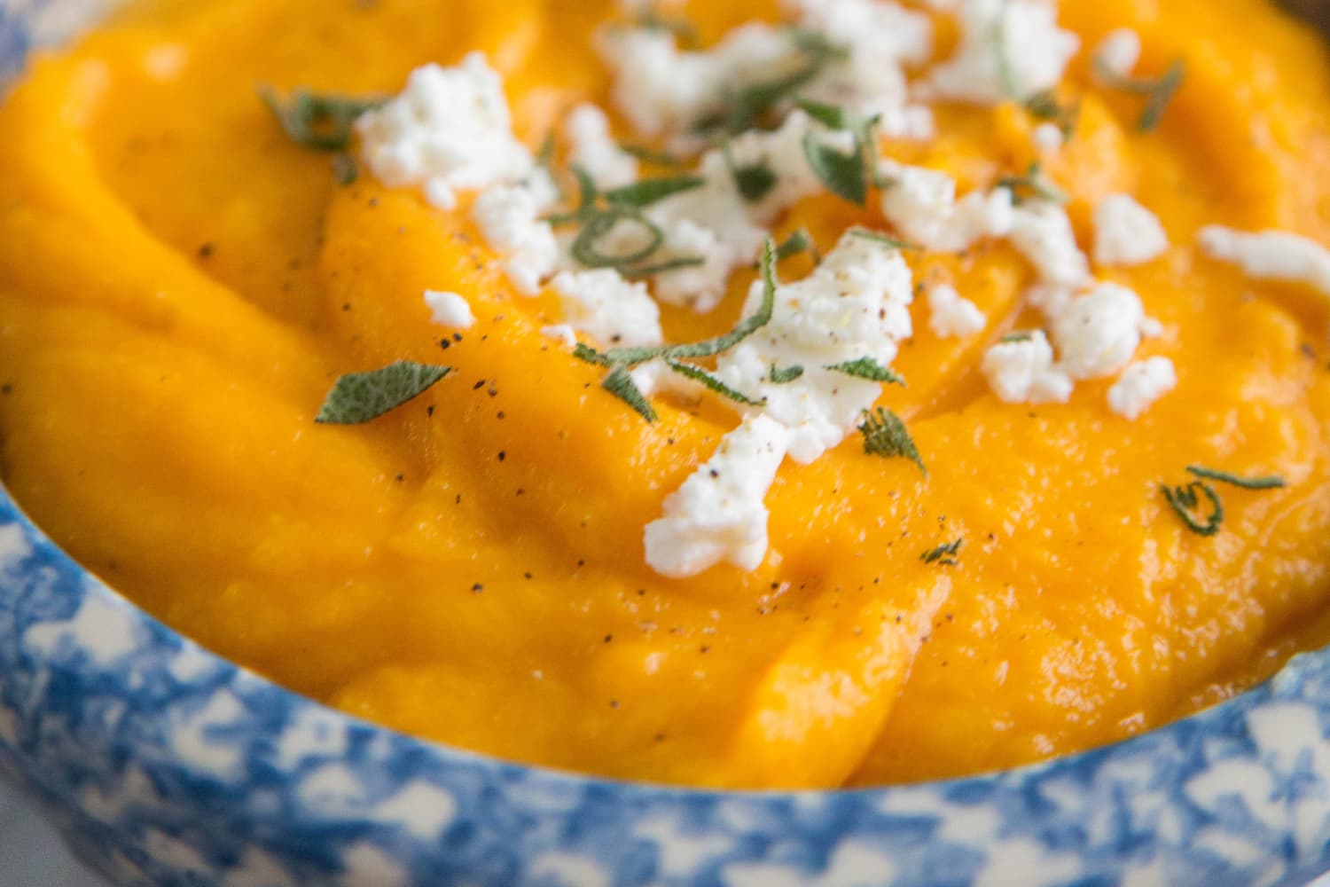 Recipe: Roasted Butternut Squash Purée with Goat Cheese | The Kitchn