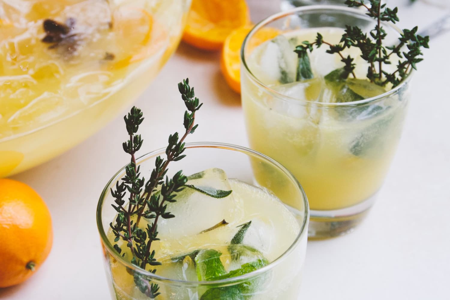 Boxed Wine Pitcher Cocktails White Wine Clementine And Vanilla Cocktail The Kitchn