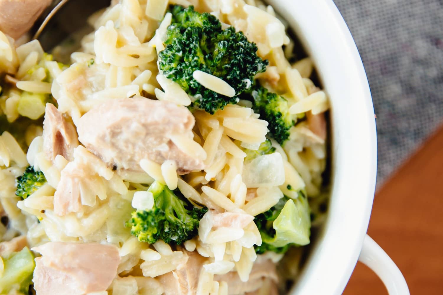Recipe: Stovetop Tuna Orzo Casserole with Broccoli | The Kitchn