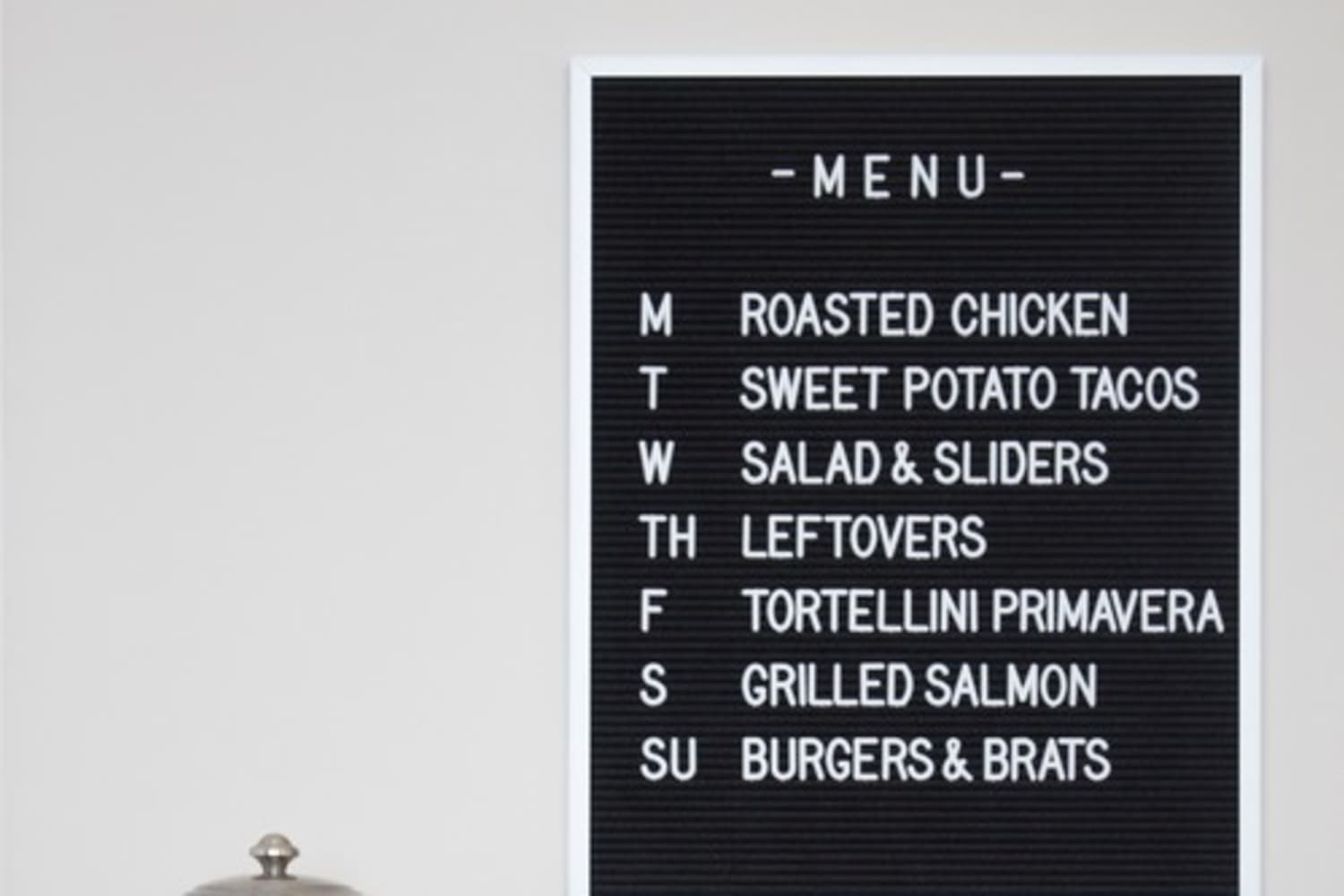 A Diner-Style Menu Board for Your Kitchen | The Kitchn