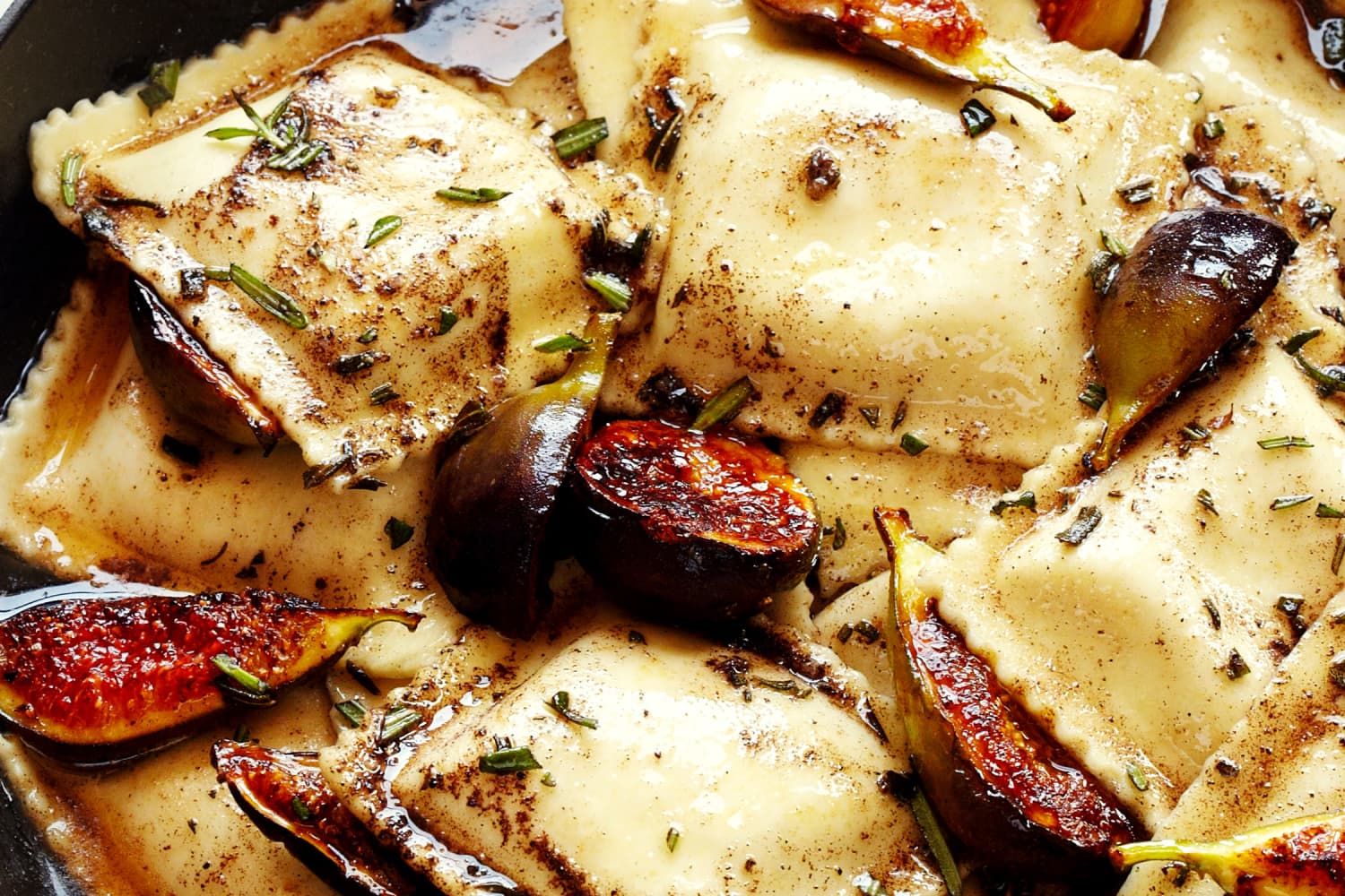 Fig Ravioli Recipe with Rosemary Brown Butter | The Kitchn