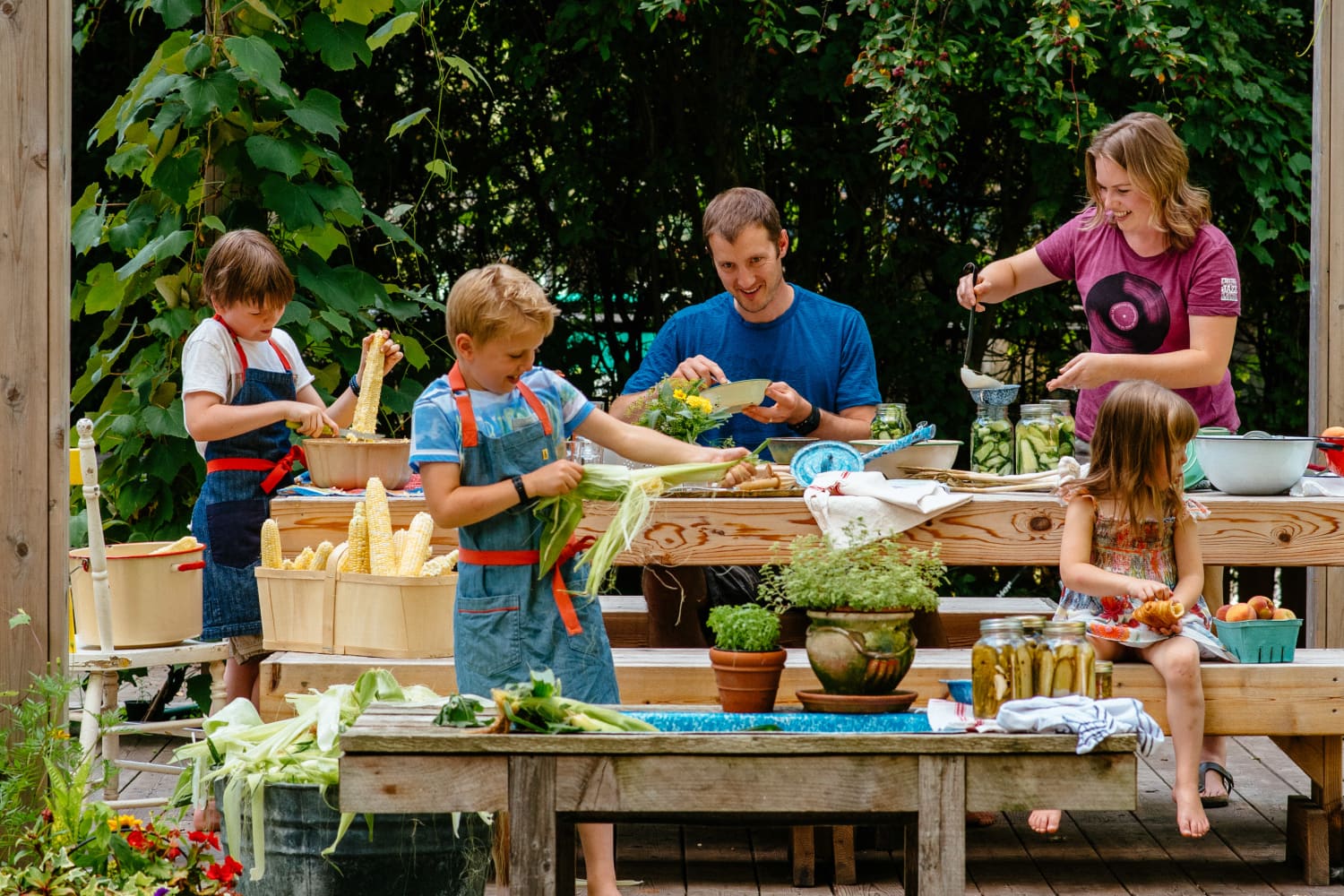 Canning with Kids: What a Day of Summer Preserving Looks Like for My ...