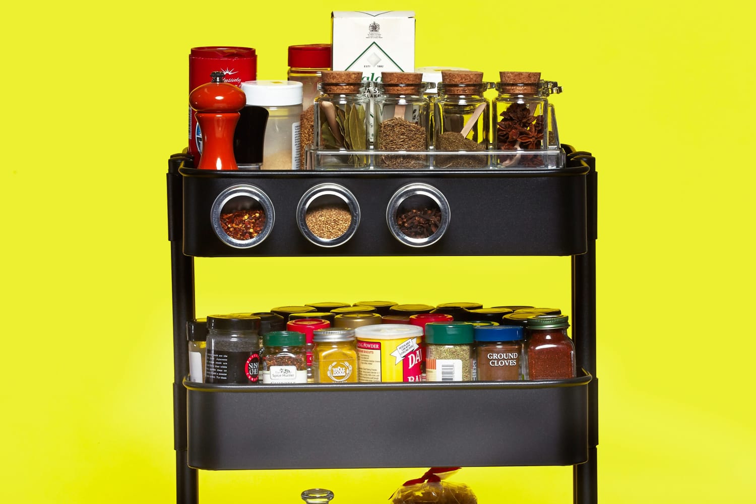 The IKEA RÅSKOG Cart as Spice Rack | The Kitchn