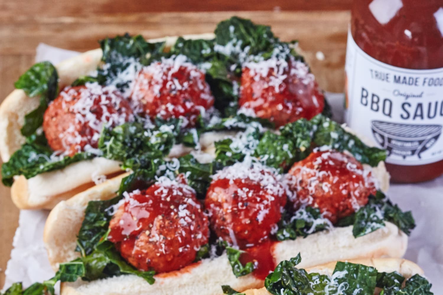 Recipe: BBQ Meatball Sub with Greens | The Kitchn