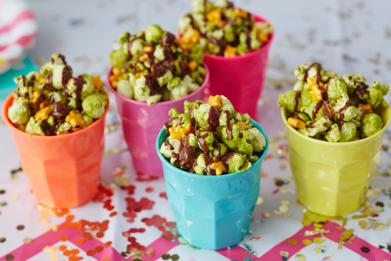 Recipe: Matcha and Dark Chocolate Popcorn with Sea Salt | The Kitchn