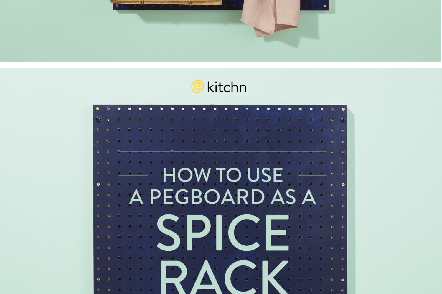Use a Pegboard as a Spice Rack | The Kitchn