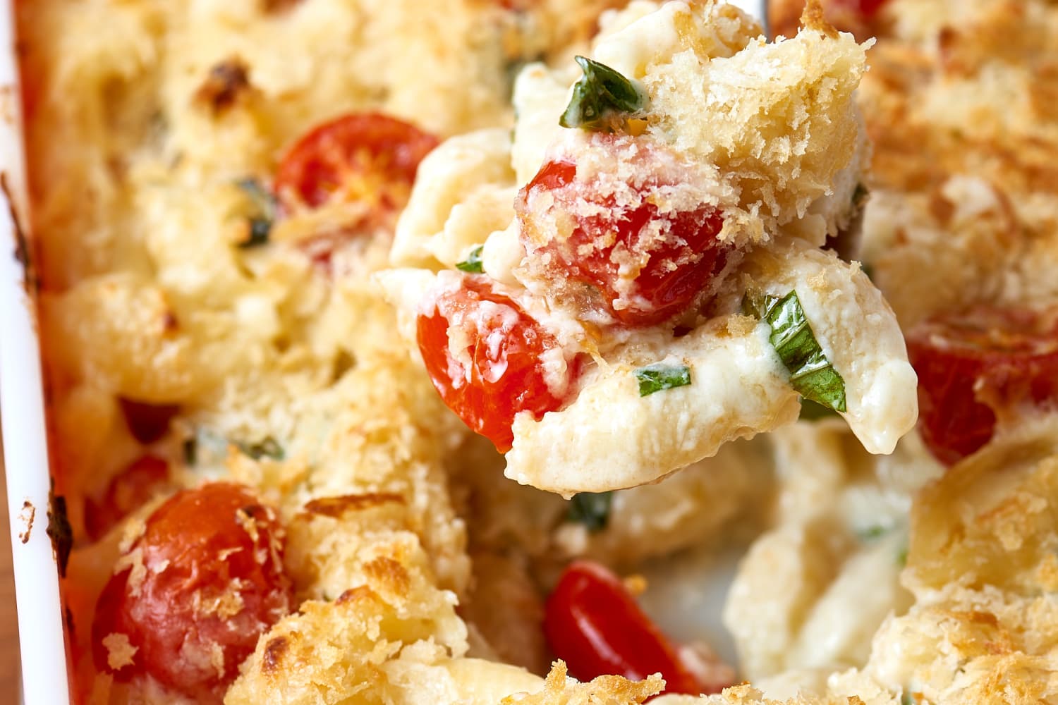 Recipe: The Ultimate Baked Caprese Mac and Cheese | The Kitchn