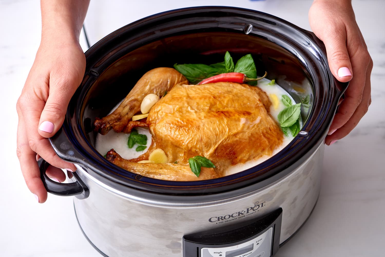 How To Cook a Whole Chicken in Coconut Milk in the Slow Cooker | The Kitchn