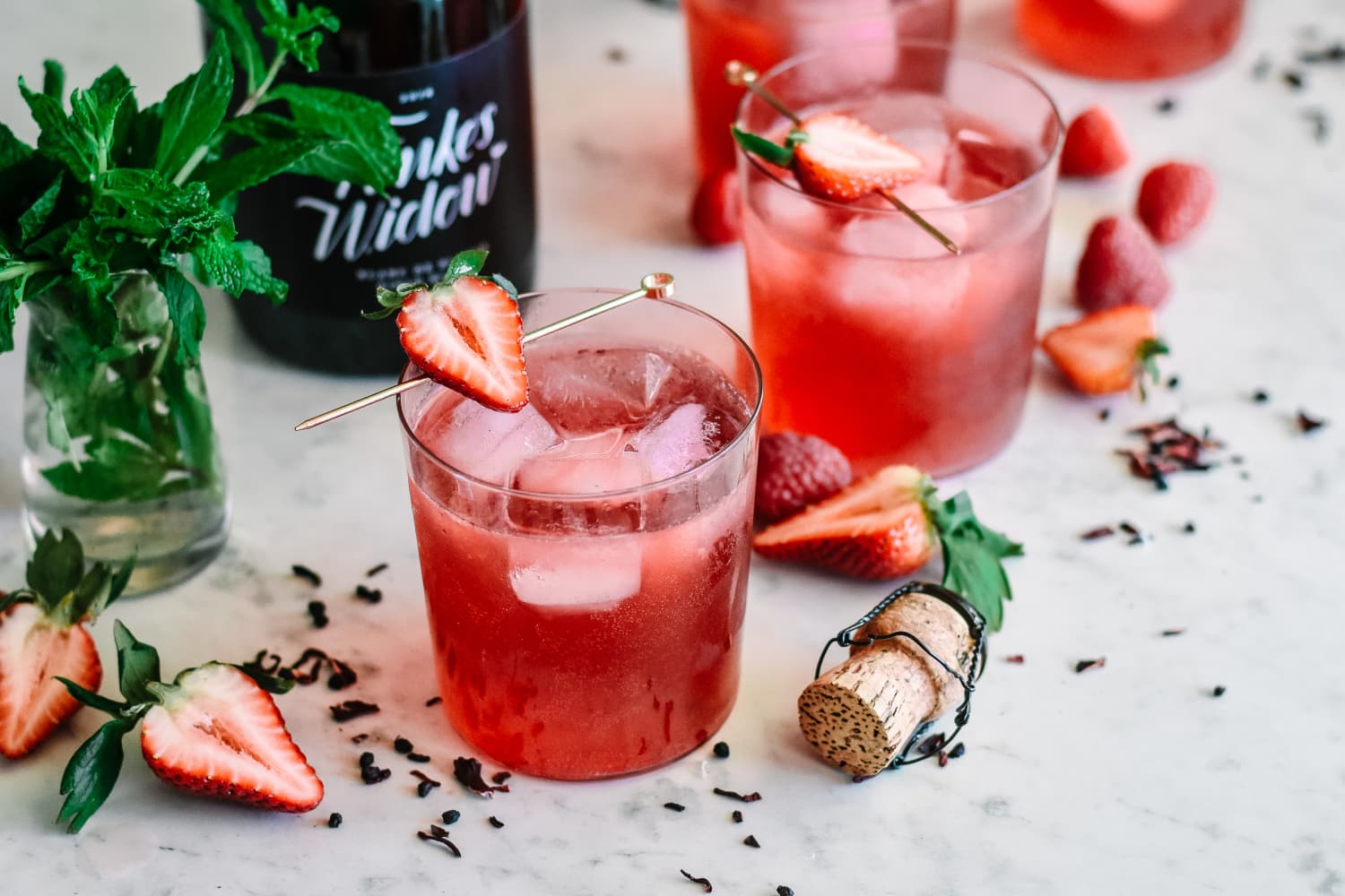 A Hibiscus & Aperol Pitcher Cocktail for Galentine's Day | The Kitchn