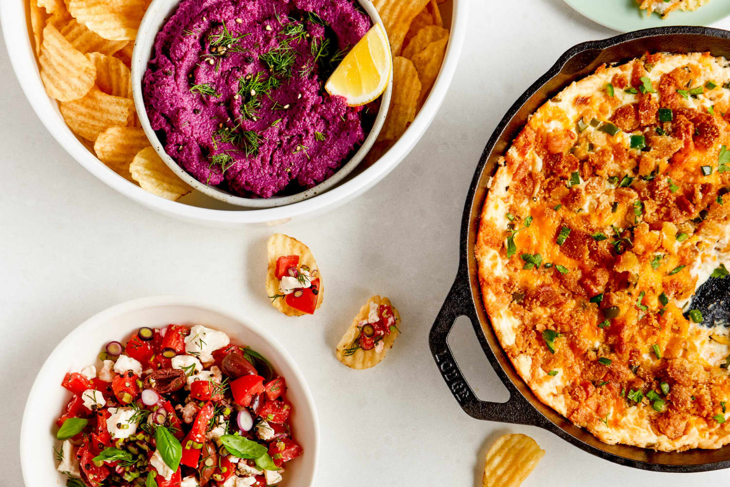 3 of Our Heartiest Dips — And the 1 Chip That Holds Up to Them | The Kitchn