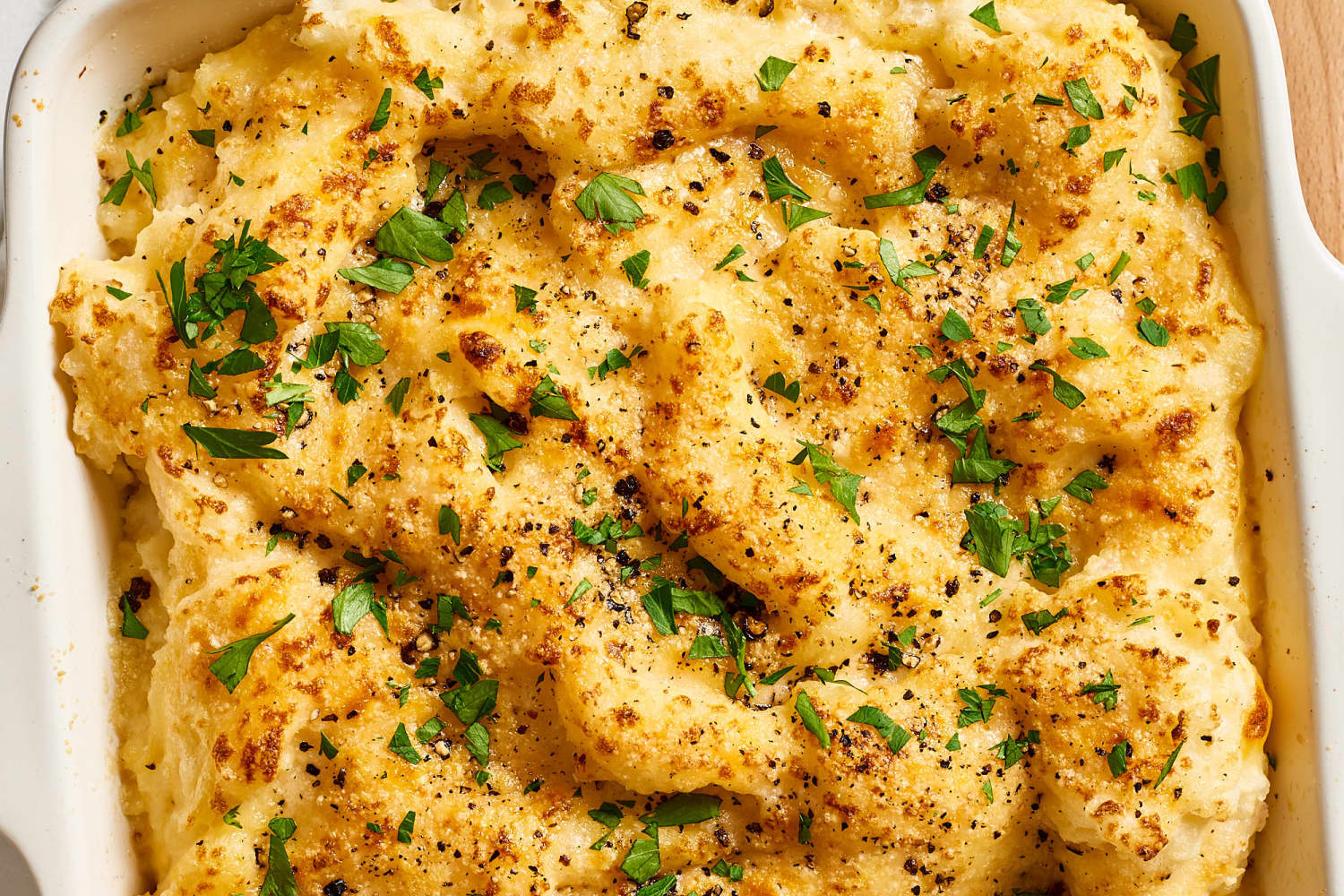 Loaded Mashed Potato Casserole - Dinner at the Zoo | The Kitchn