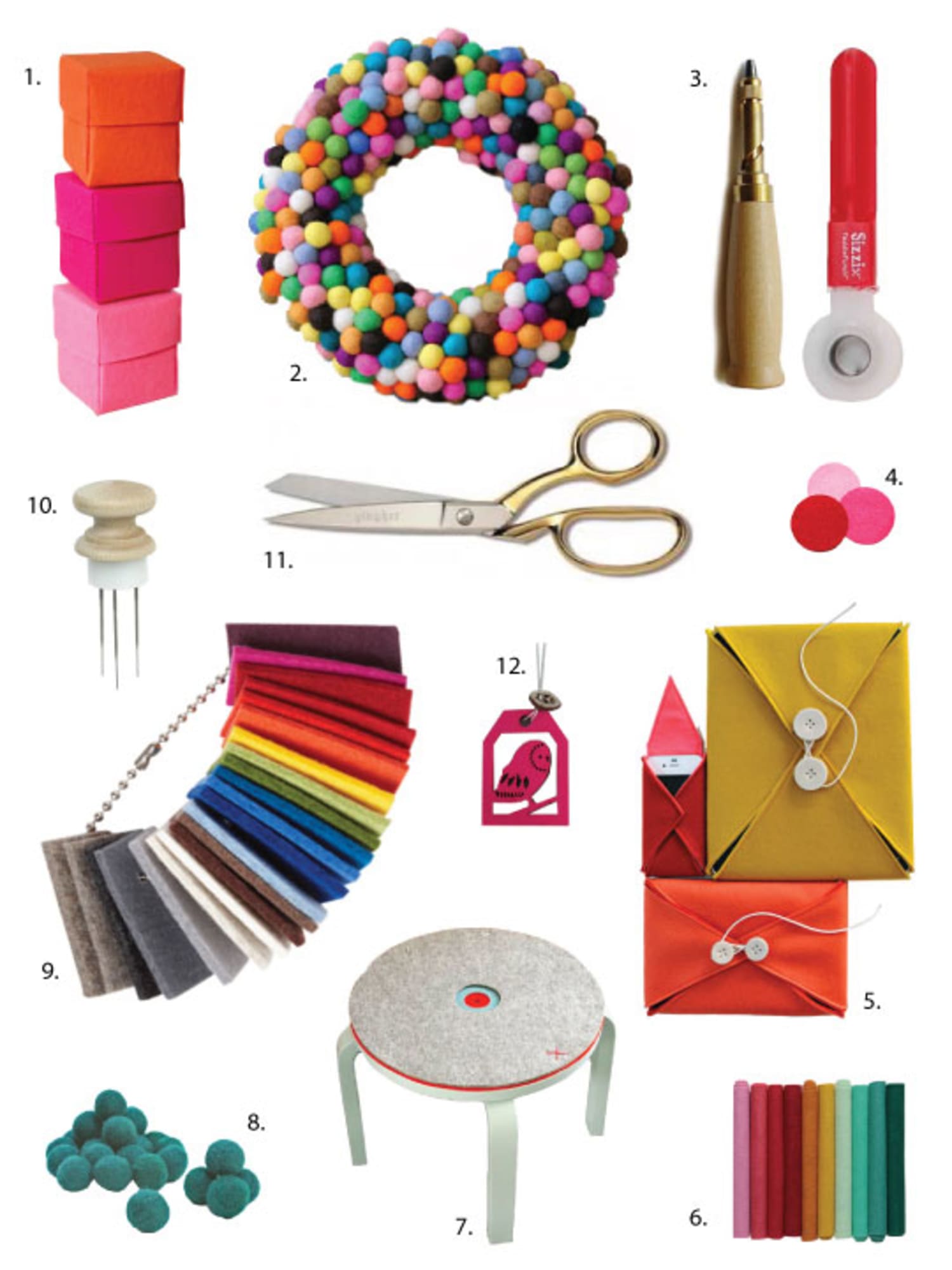 DIY Craft Supply Spotlight: Felt Products, Tools & Projects | Apartment ...