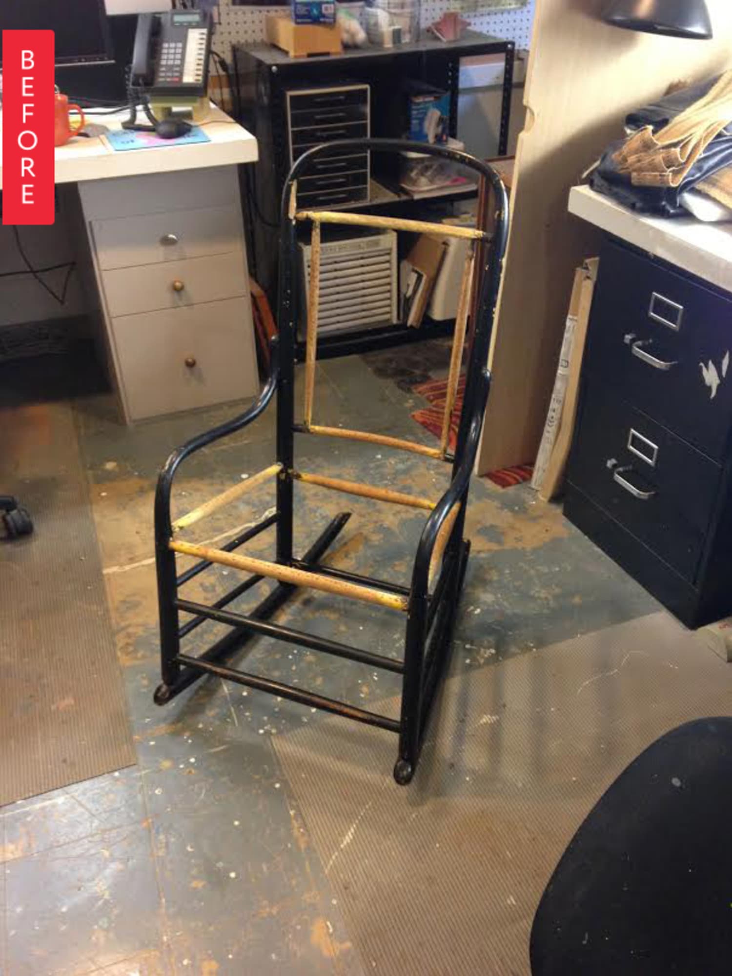 Before & After: Shaking Up a Shaker Rocking Chair | Apartment Therapy