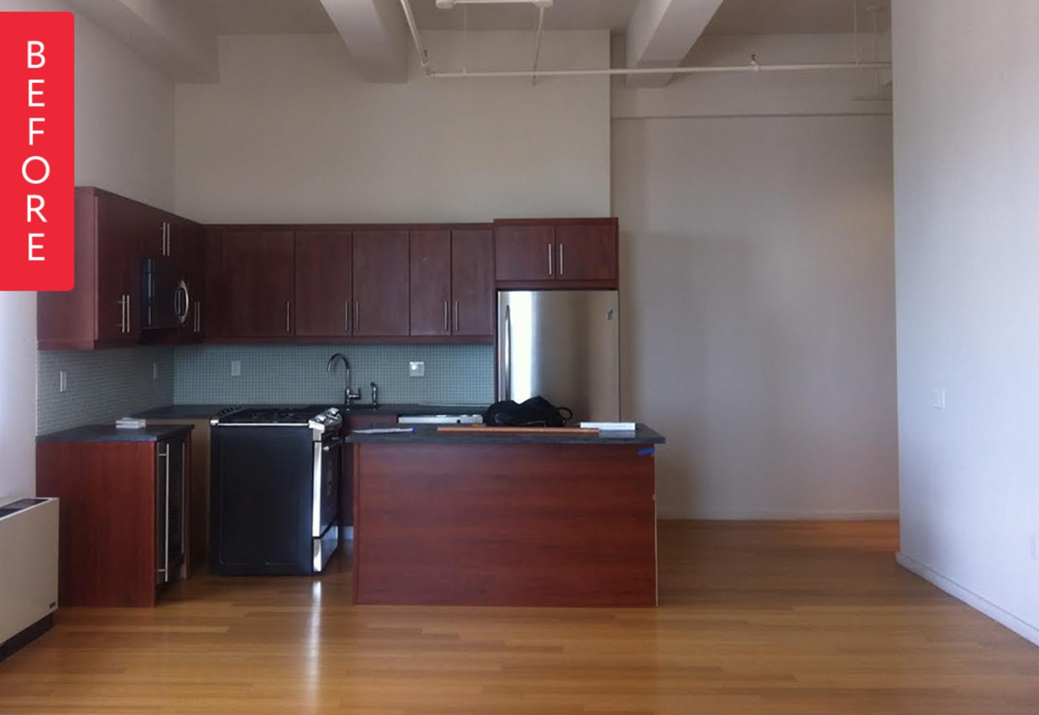 Before After A Sophisticated Apartment Kitchen Remodel Apartment