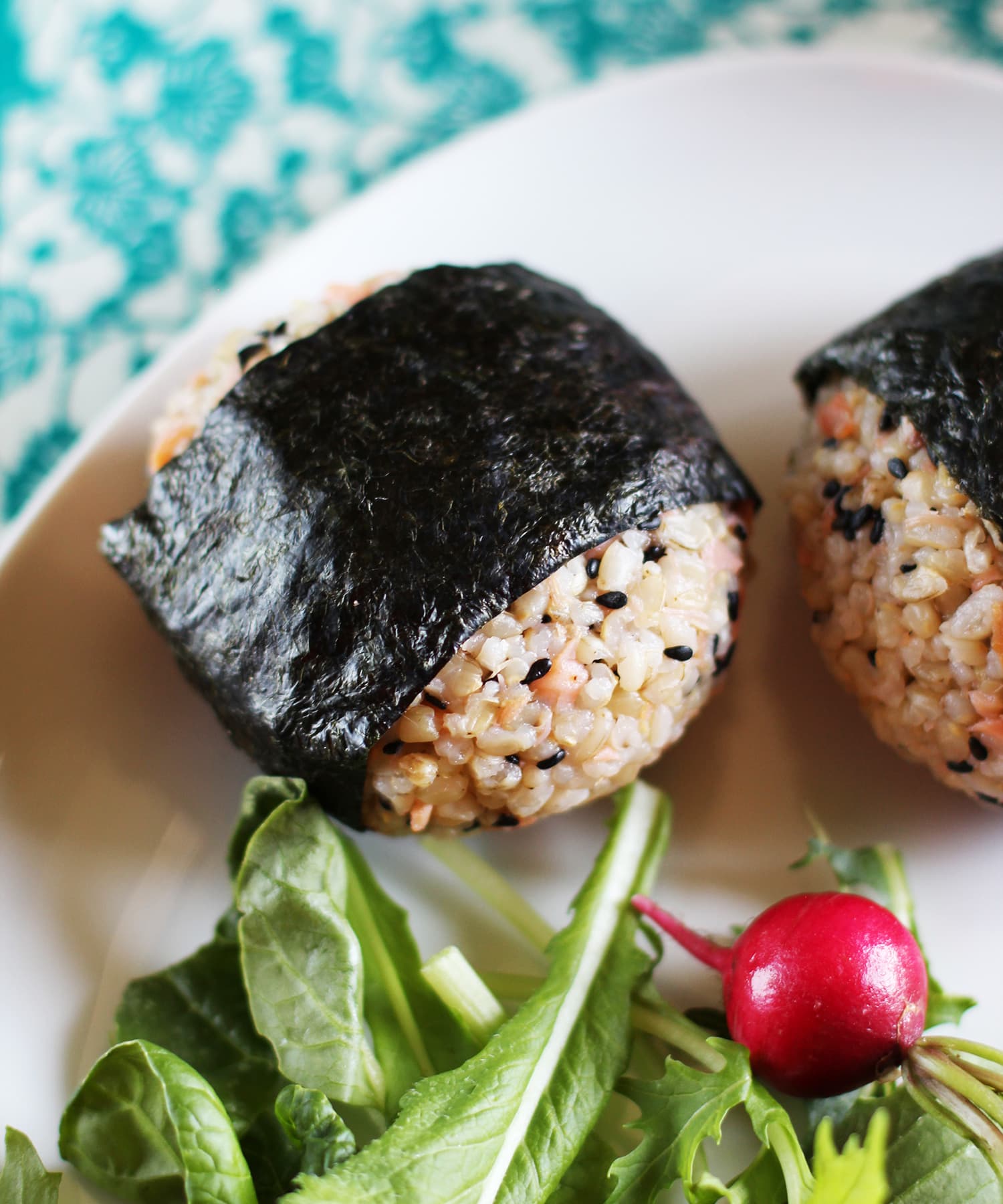 Recipe: Salmon and Black Sesame Onigiri (Japanese Rice Balls) | Kitchn
