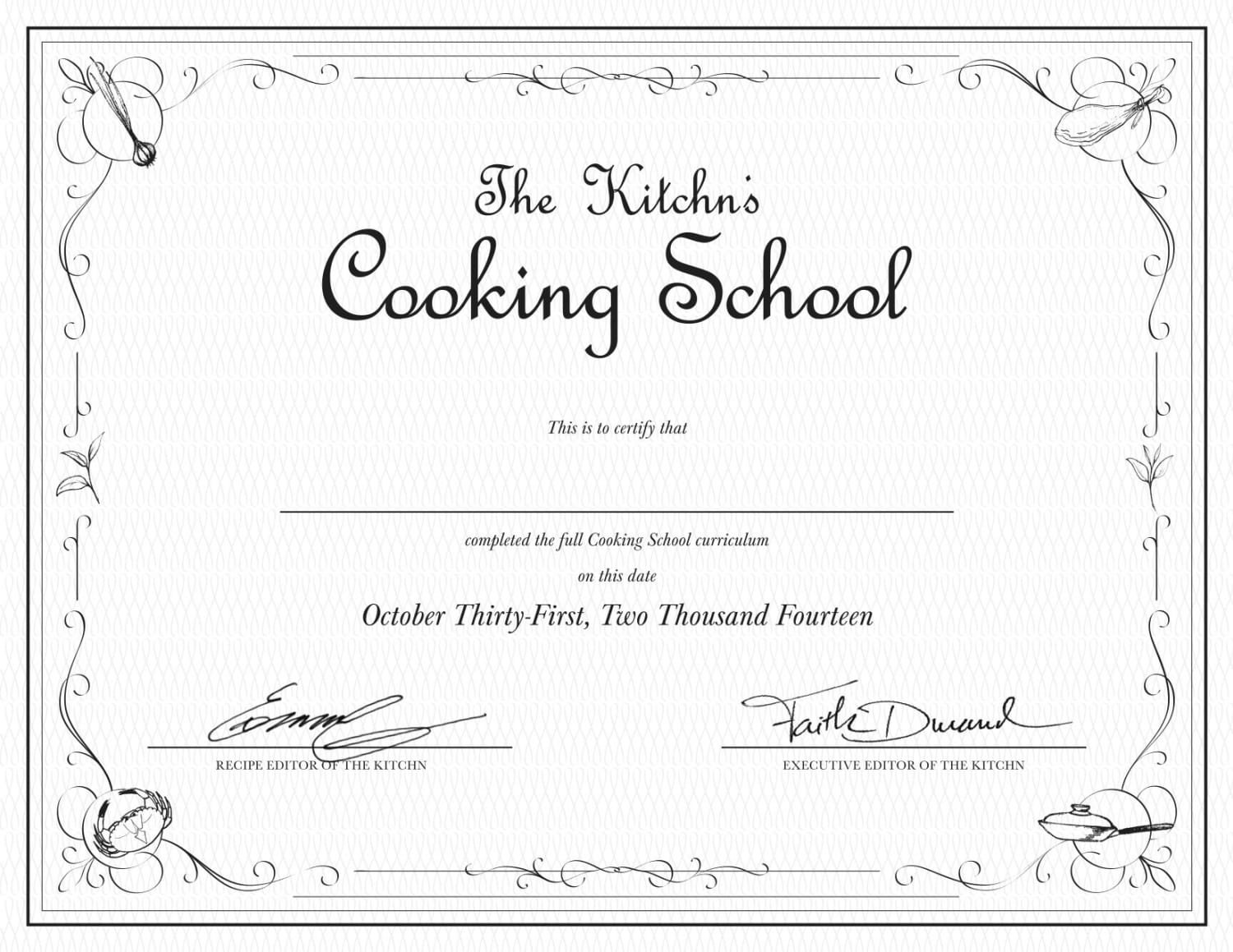 Congratulations to All the Graduates from The Kitchn’s Cooking School ...