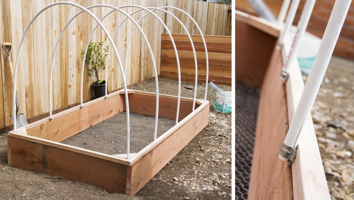 DIY Covered Greenhouse Garden: A Removable Cover Solution to Protect ...