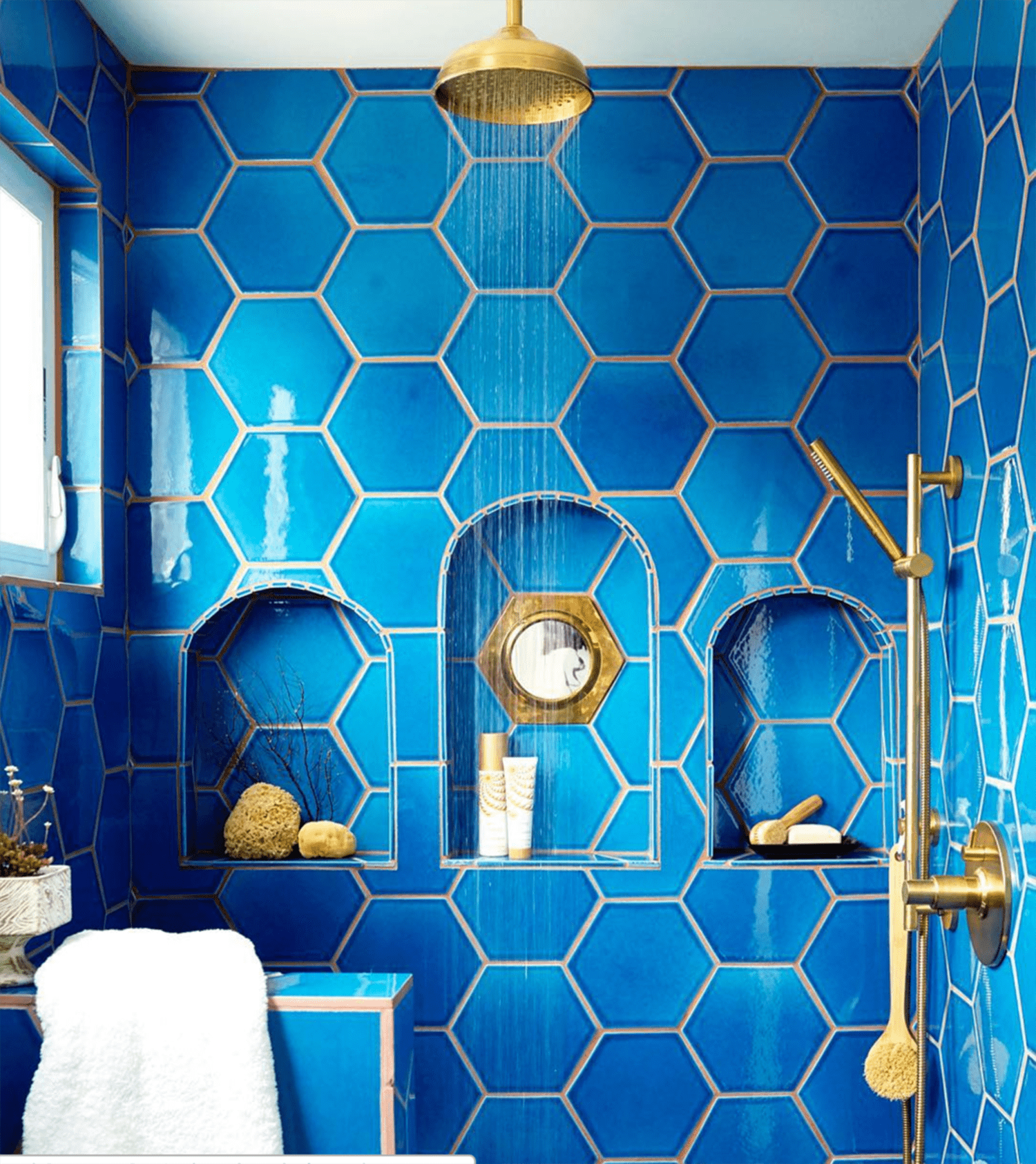 Unusual Tile & Colored Grout Combos That Are Gorgeous | Apartment Therapy