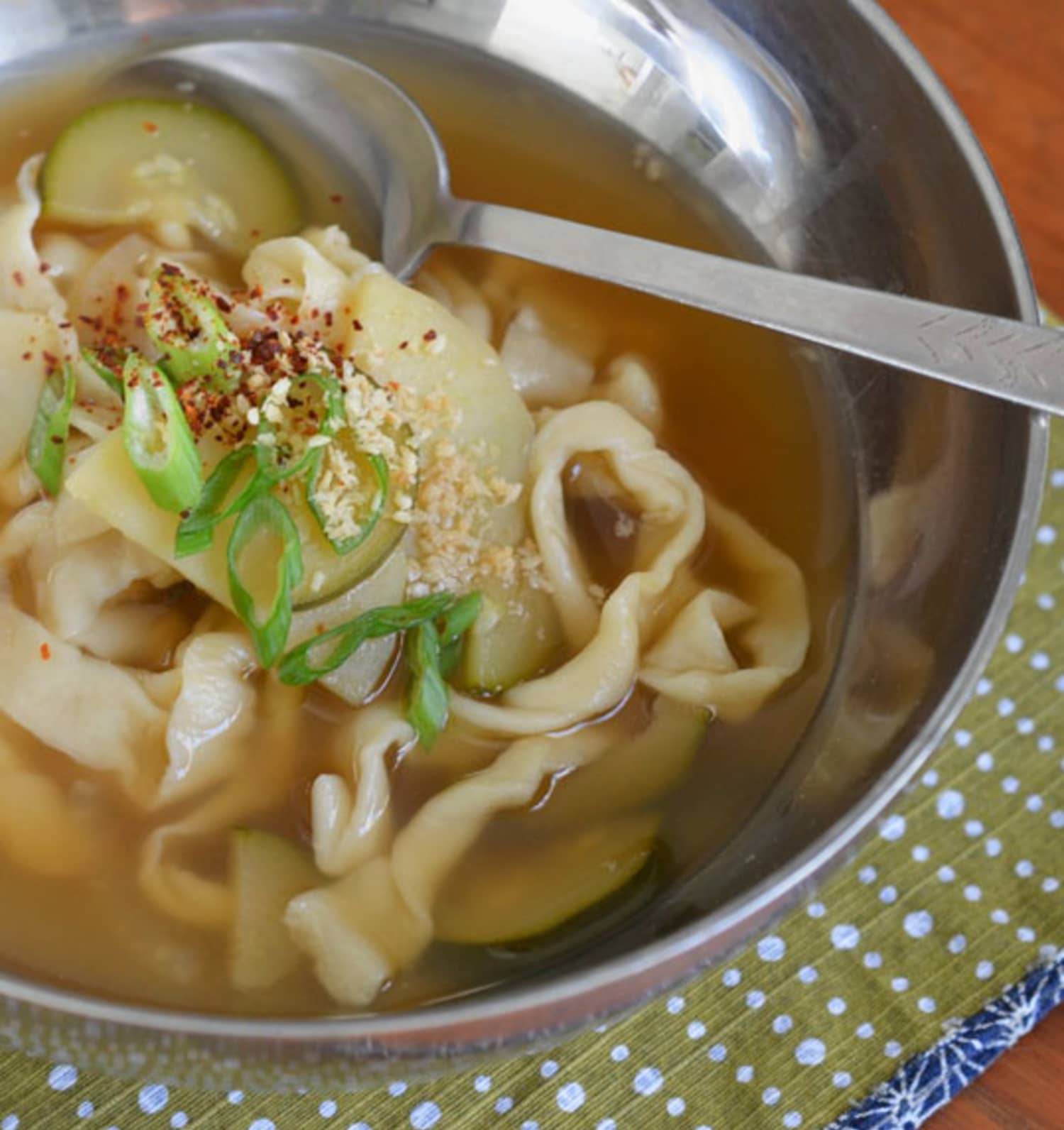 Recipe Yachae Kalguksu Korean Knife Noodles With Vegetables Kitchn