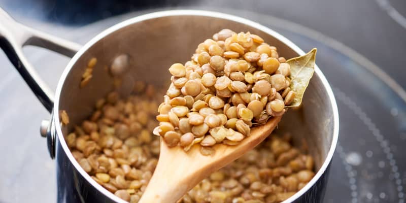 how to cook dried lentils in microwave