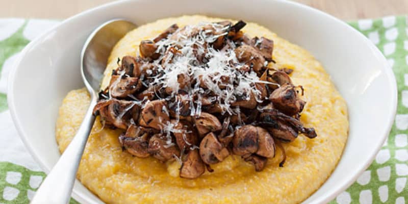 how to cook ground polenta