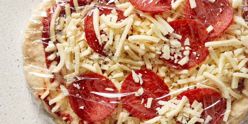 how to cook one half of a frozen pizza