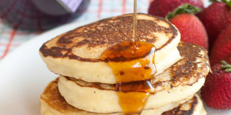 how high to cook pancakes