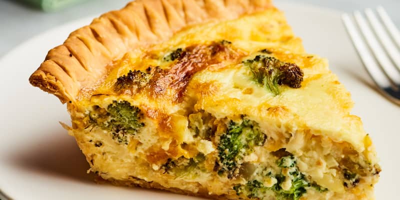 how to make broccoli and asparagus quiche
