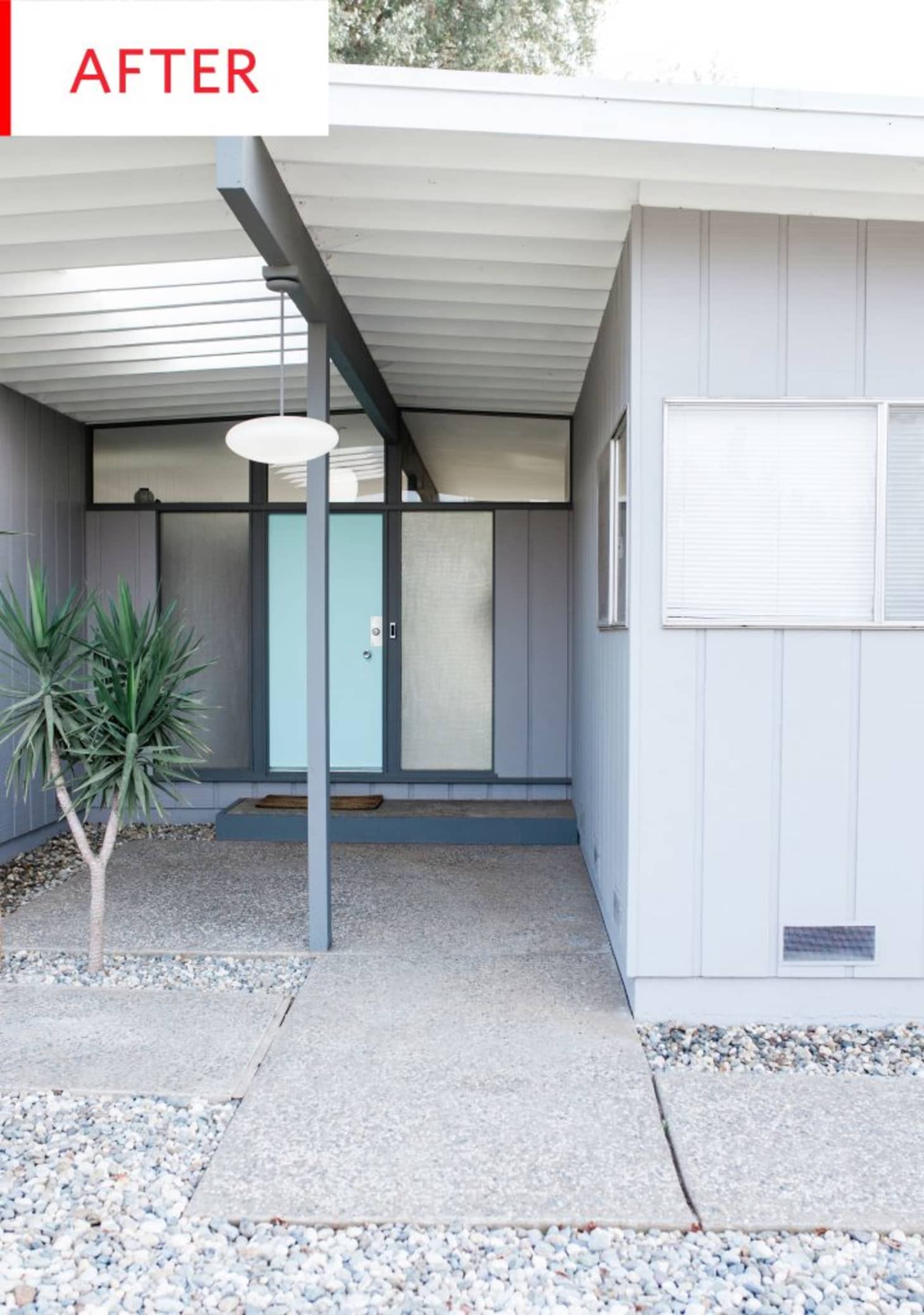 Mid-Century Ranch Exterior House Paint After Photos | Apartment Therapy