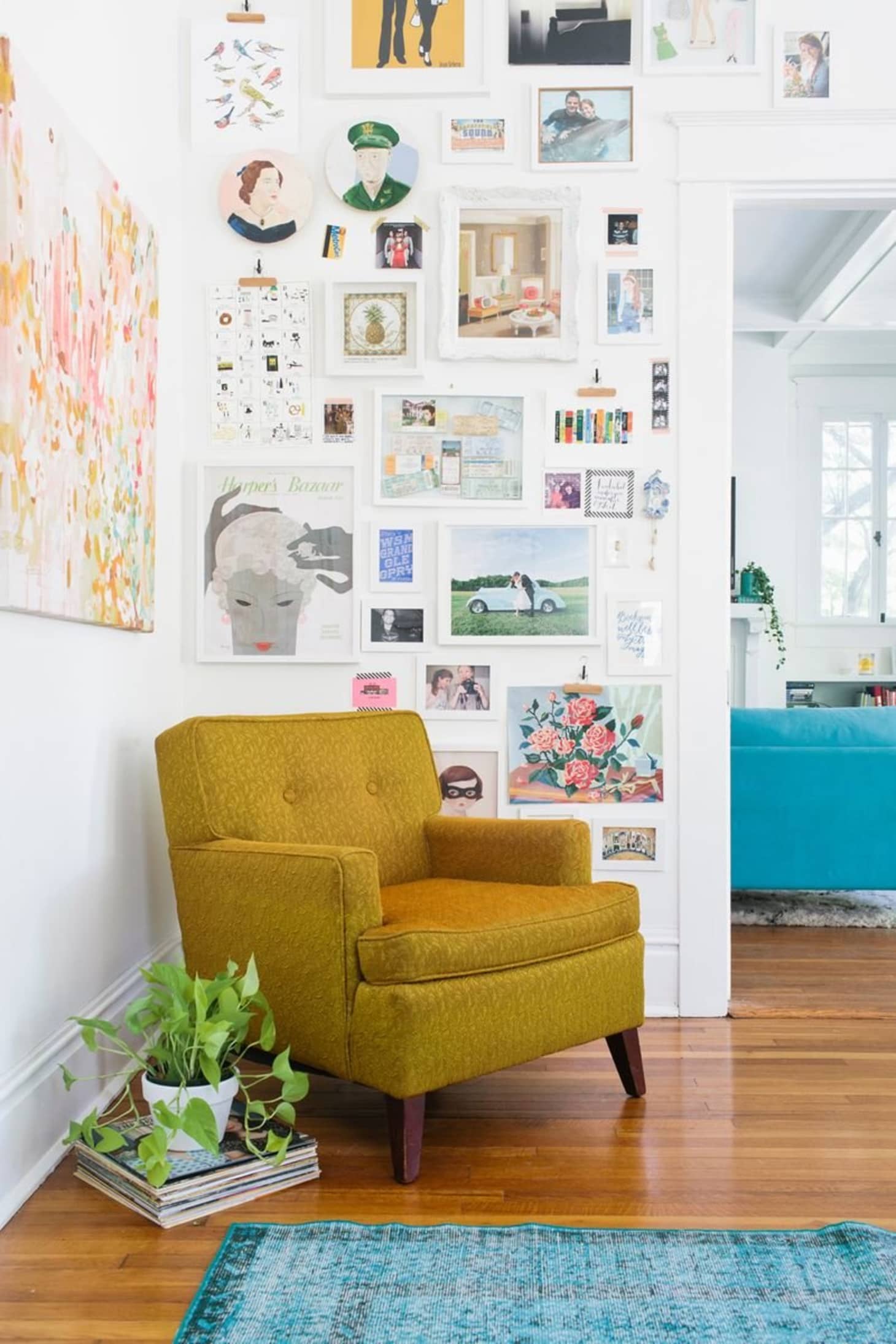 How To Decorate an Awkward Space with a Gallery Wall | Apartment Therapy