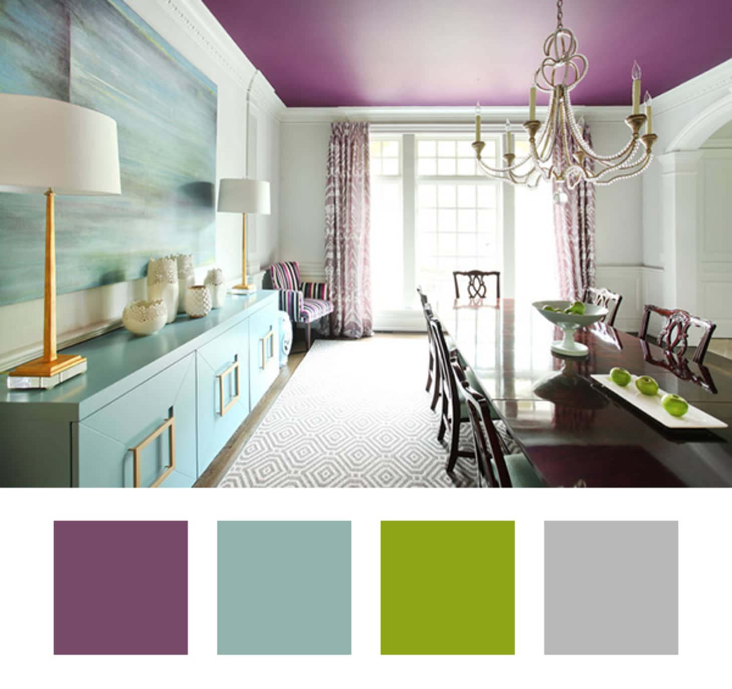 Decorating Ideas: 6 Colors to Pair With Purple at Home | Apartment Therapy