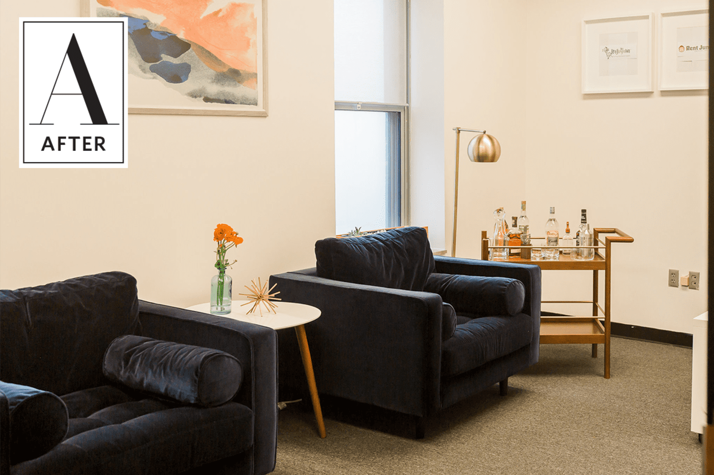 Before & After: A Dismal Office Space Gets a New Look | Apartment Therapy