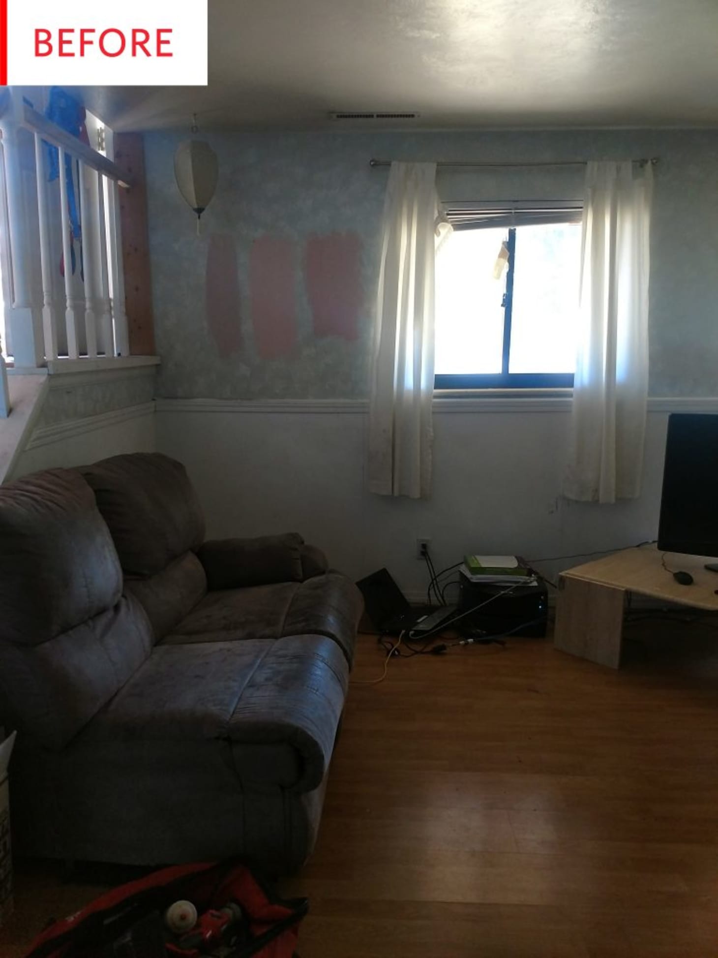 Before and After: Split Level Basement '70s Makeover | Apartment Therapy