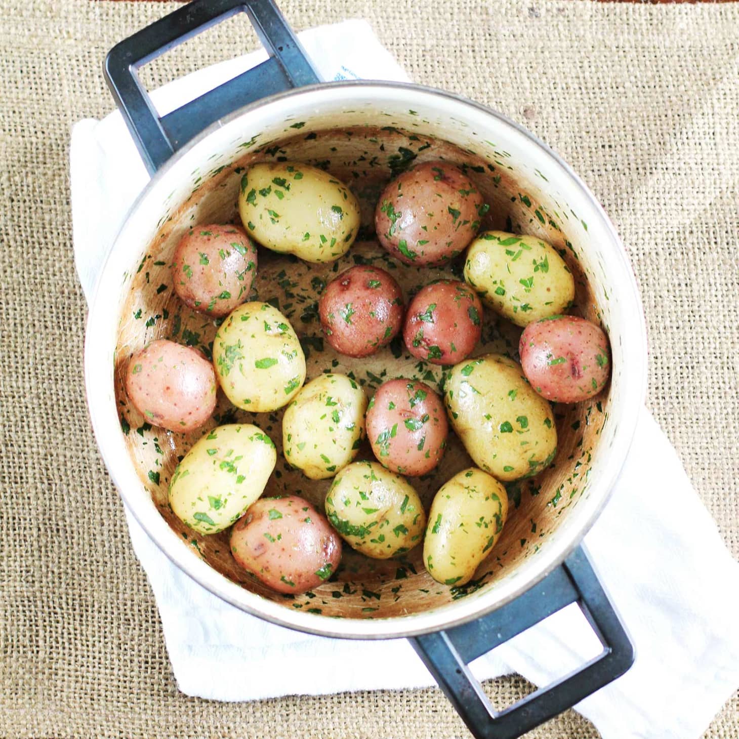 Recipe: New Potatoes with Herbs and Anchovy Butter | Kitchn