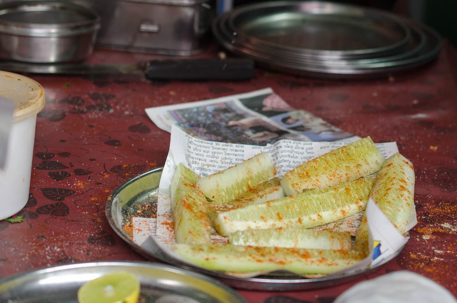 Recipe: Spiced Cucumber Sticks with Chaat Masala | Kitchn
