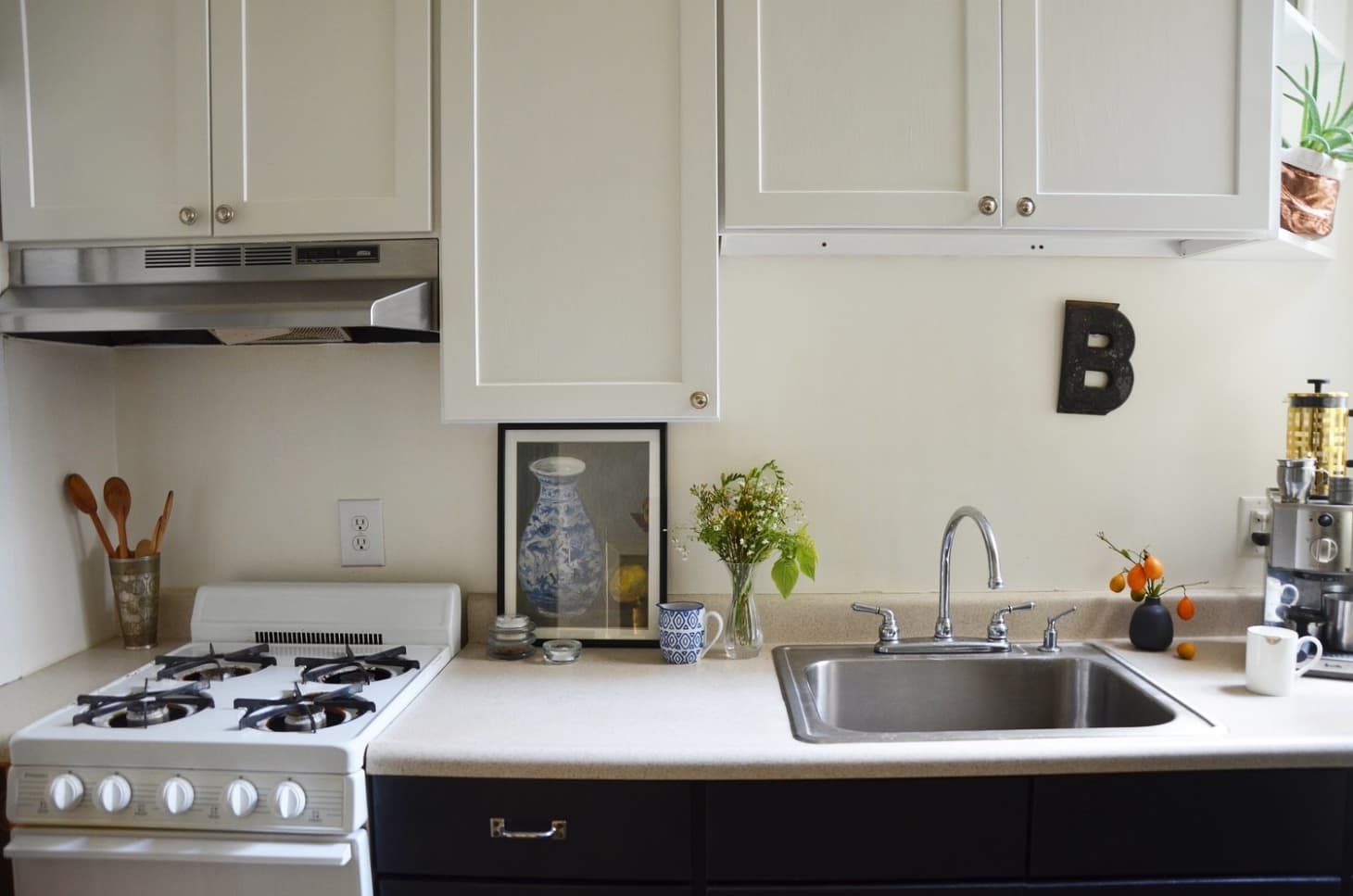 A Subtly Sophisticated Rental Kitchen with a Personal Touch | Kitchn