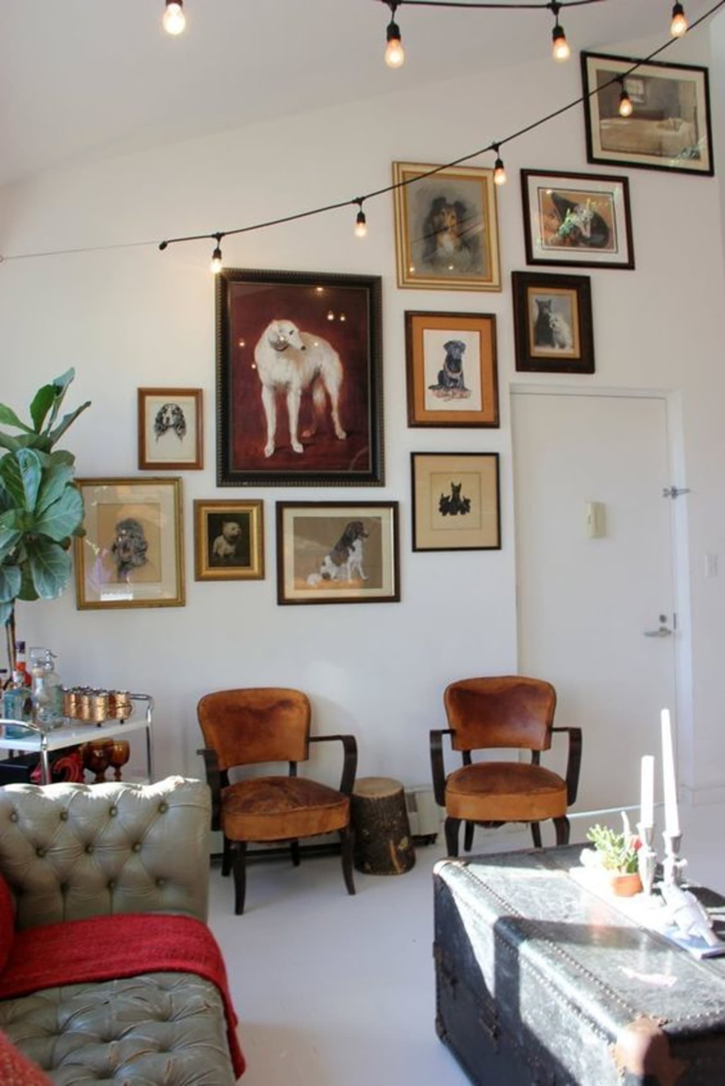 28 Ways to Use Those Magical String Lights | Apartment Therapy