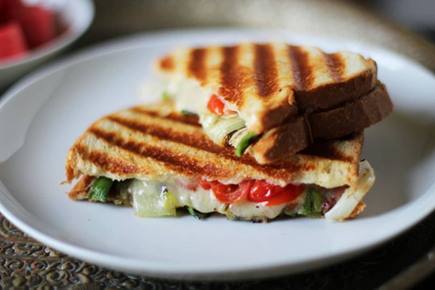 Recipe: South African Cheese, Grilled Onion & Tomato Panini ...