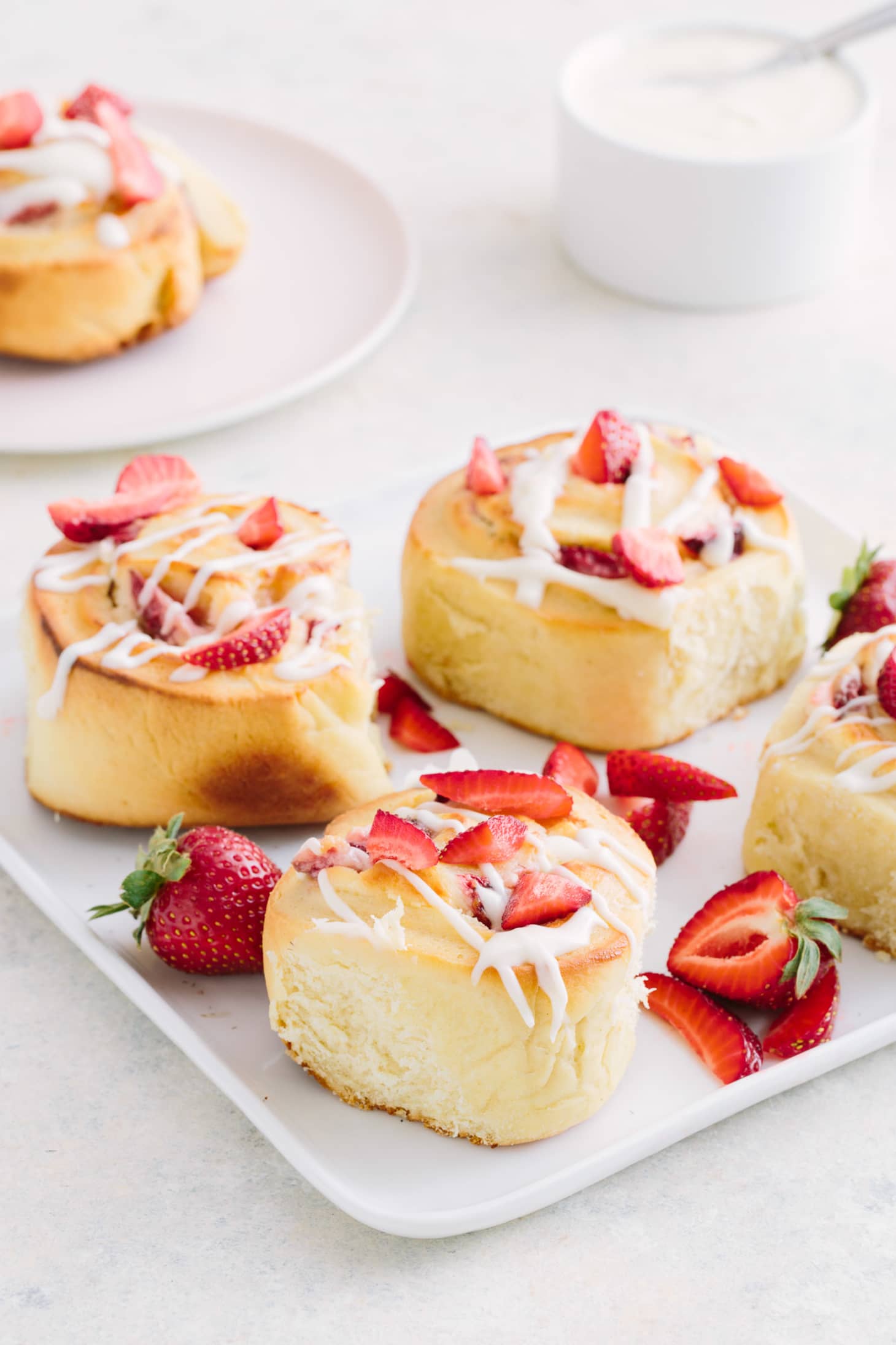 Recipe: Strawberry Cream Cheese Swirly Buns | Kitchn
