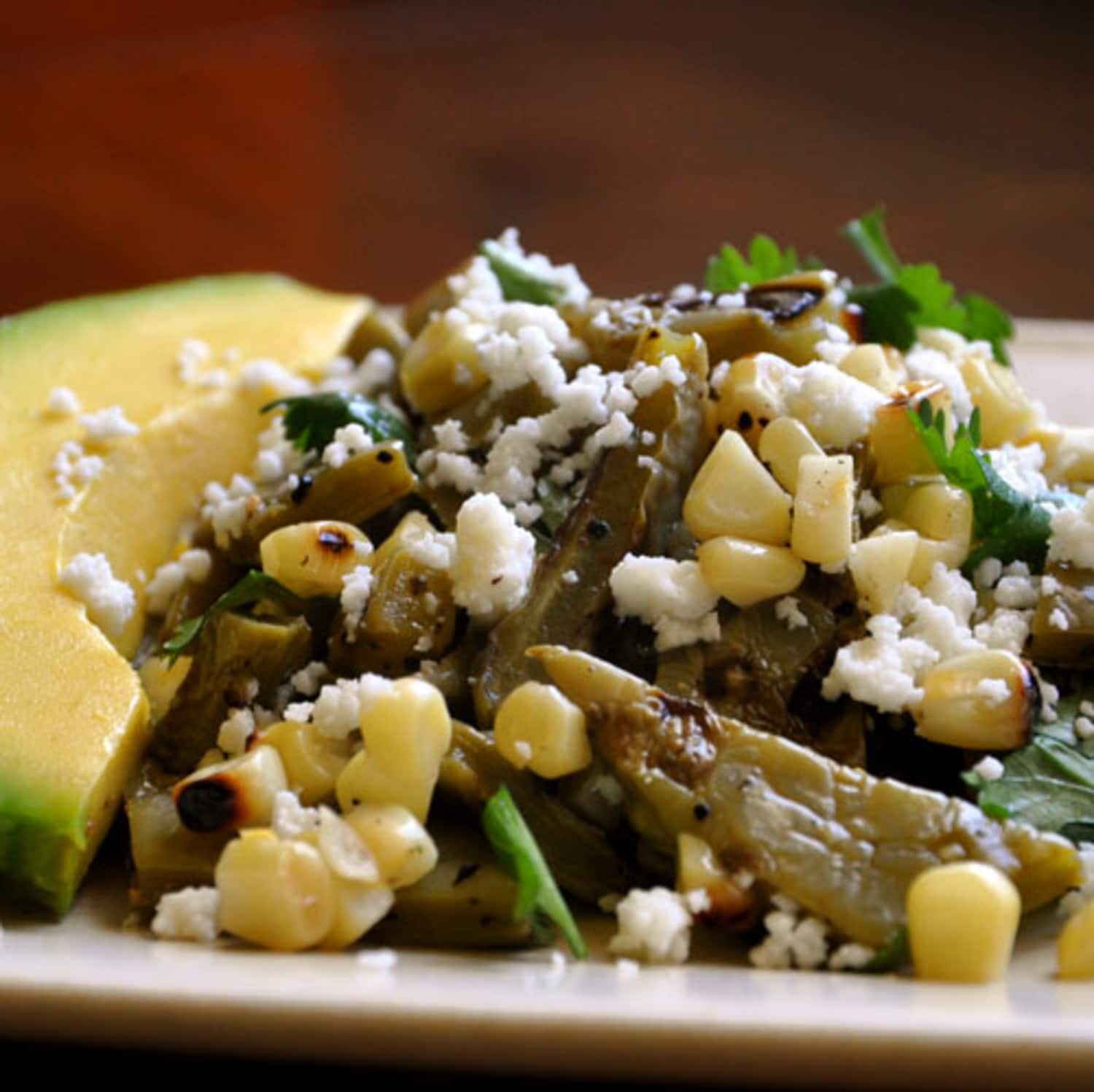 Recipe: Grilled Cactus and Corn Salad | Kitchn