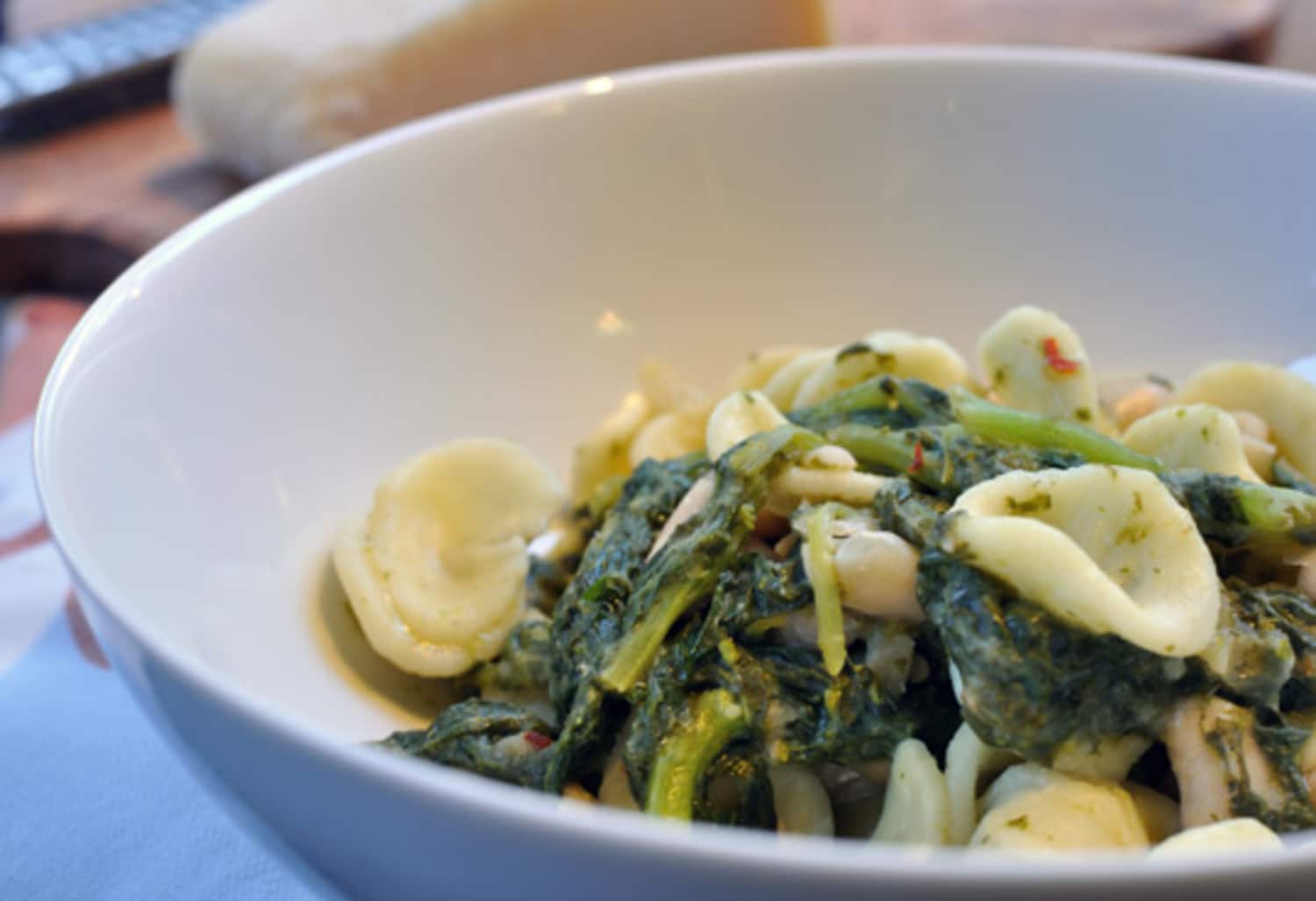 Recipe: Rapini With Orecchiette And White Beans | Kitchn