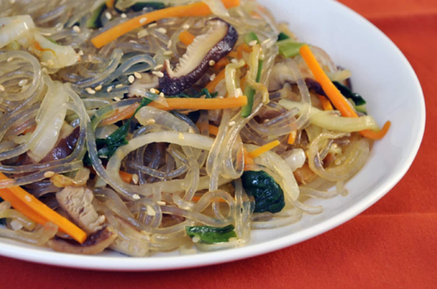 Recipe: Chap Chae (Korean Noodles With Vegetables) | Kitchn